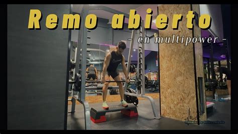 Remo Abierto En Multipower Youtube