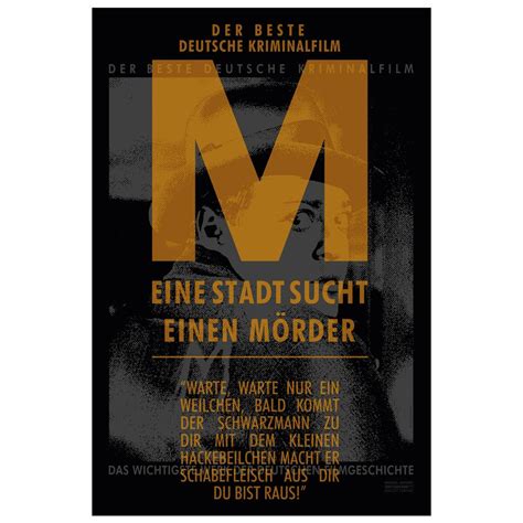 Fritz Lang M Poster