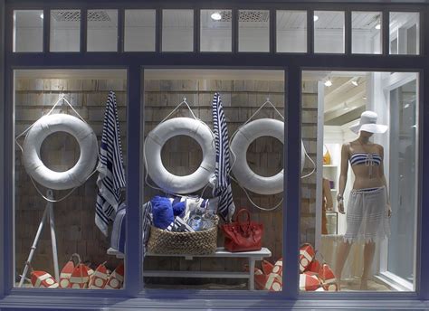 Seafaring Stripes Are Renewed In A Fresh Color Palette In The Windows
