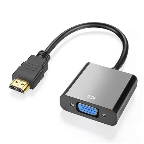 Fentico Hdmi To Vga Adapter For Computer Desktop Laptop Pc Monitor
