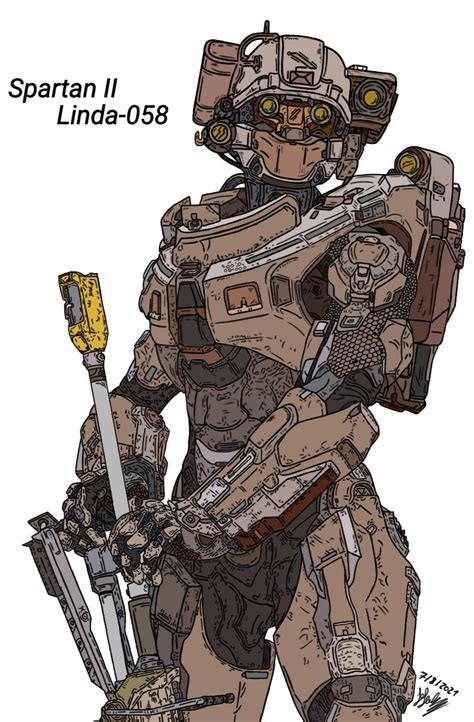 Spartan Linda 058 Full Color By Gearboss On Deviantart