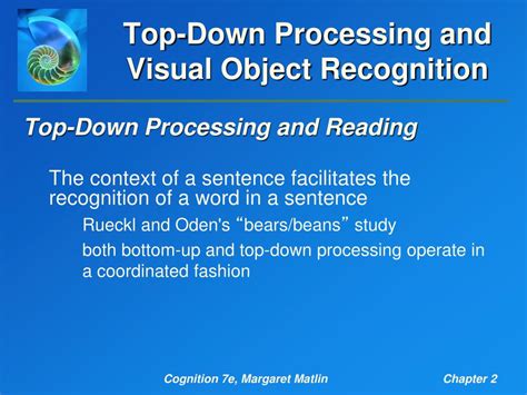Ppt Perceptual Processes I Visual And Auditory Recognition