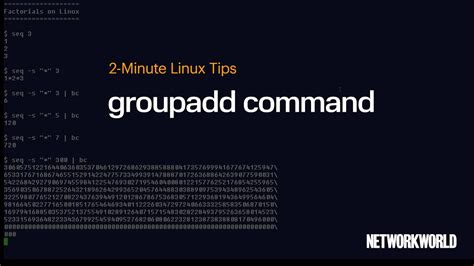 How To Use The Groupadd Command Youtube