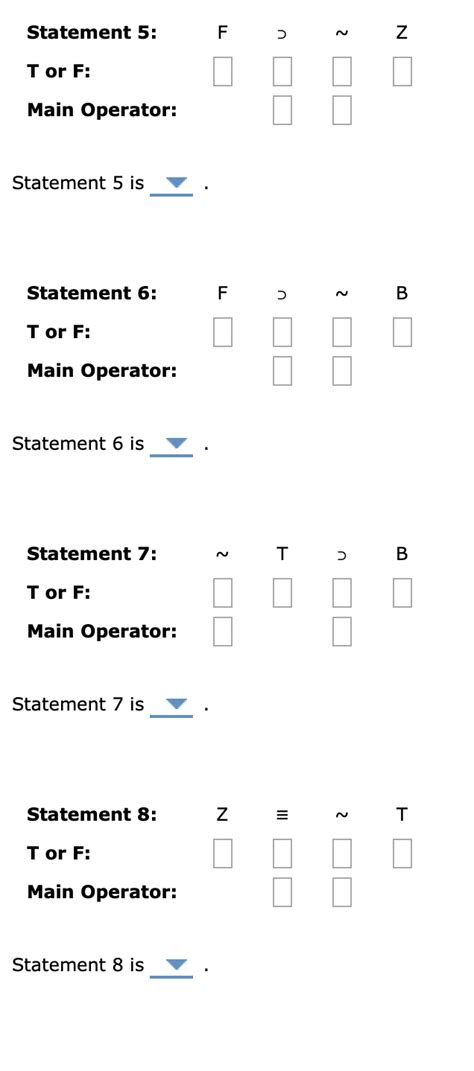 Indicate Whether The Compound Statement Is True Or