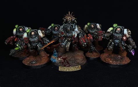 Black Templar Terminator Captain Black Templar Terminator Squad Black