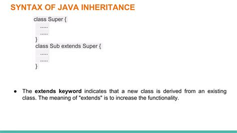 Inheritance In Java Ppt