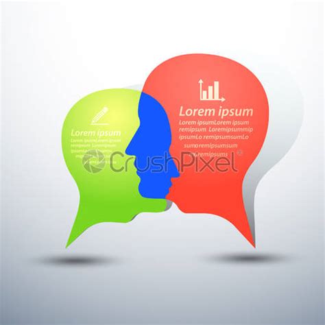 Human Bubble Template Stock Vector 2589926 Crushpixel