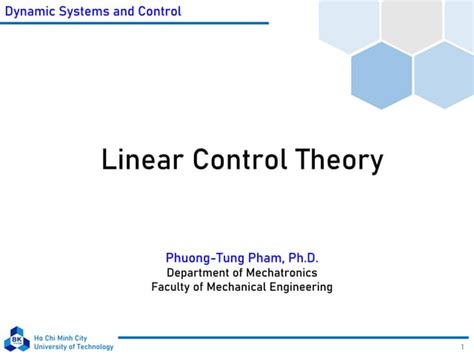 Pdfchương 3linear Control Theory Ipdf