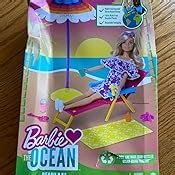 Barbie Loves The Ocean Beach Themed Playset With Lounge