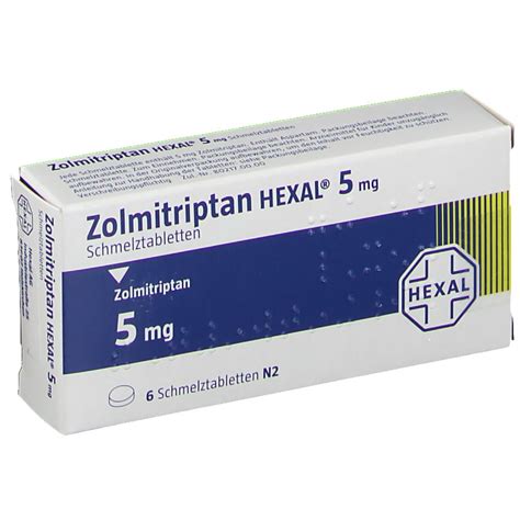 Zolmitriptan Hexal® 5 Mg 6 St Mit Dem E Rezept Kaufen Shop Apotheke