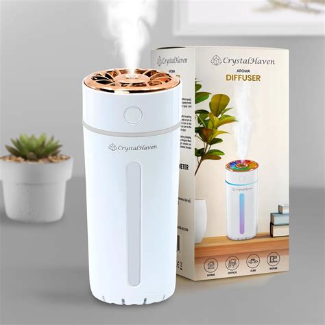 Crystalhaven Cordless Rechargeable Essential Oil Diffuser Portable