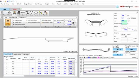 Belt Analyst Software Overland Conveyor