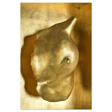 Figurative Sculpture 1970s Gilded Plaster For Sale At Pamono