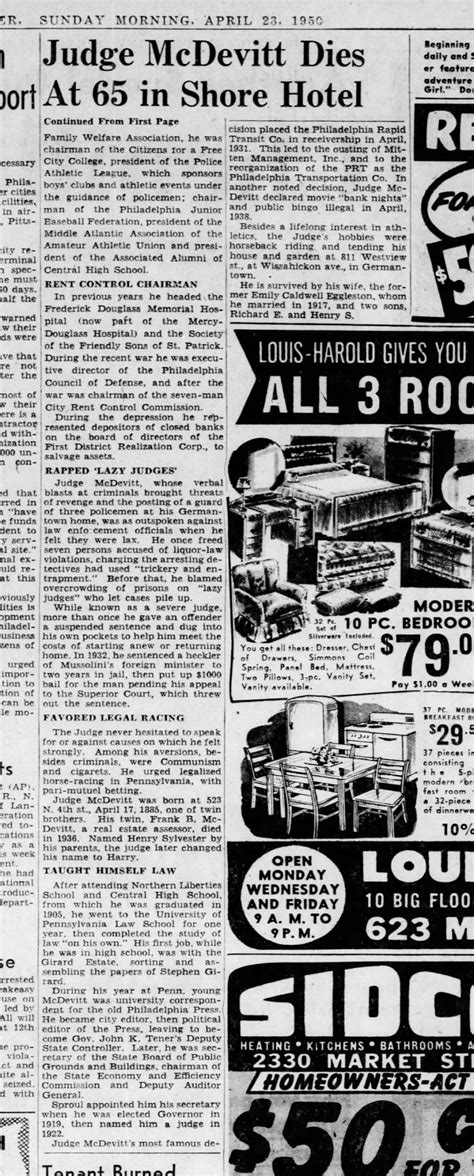 Harry S Mcdevitt Obit Part 2 ™