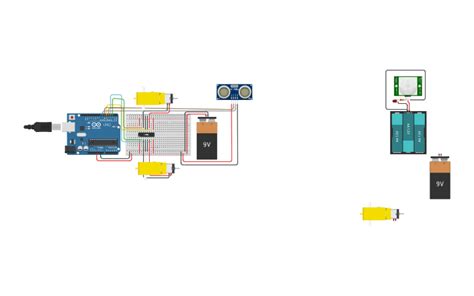 Circuit Design Yazmin Detector De Obstaculos Tinkercad