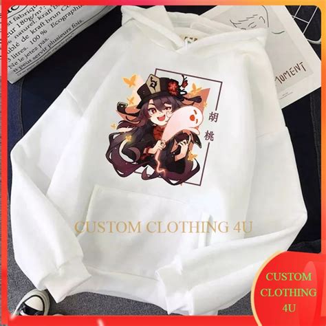 Jual Hu Tao Jaket Switer Hoodie Wibu Anime Hu Tao Genshin Impact