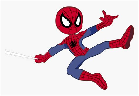 Spiderman Cartoon Swinging