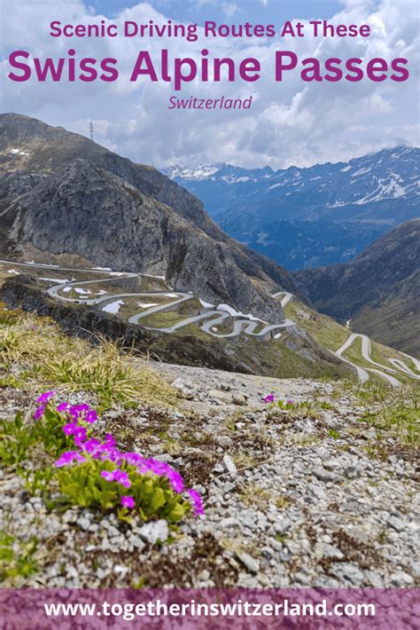 Scenic Alpine Passes In Switzerland Together In Switzerland
