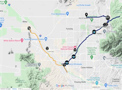 The Tucson Loop Huckelberry Bike Path Free Maps Bike Rentals Cycling