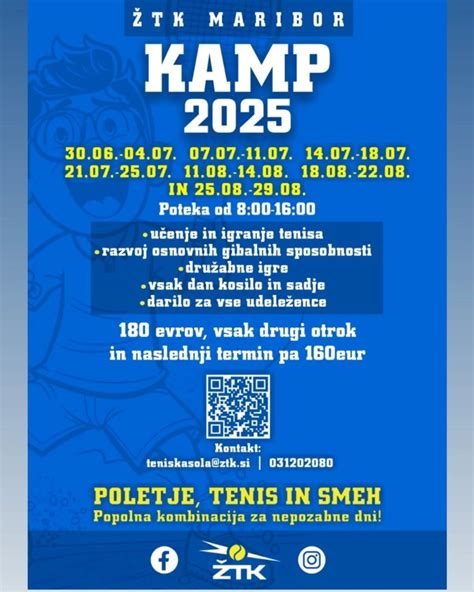 Teniški Kamp 2025 Žtk