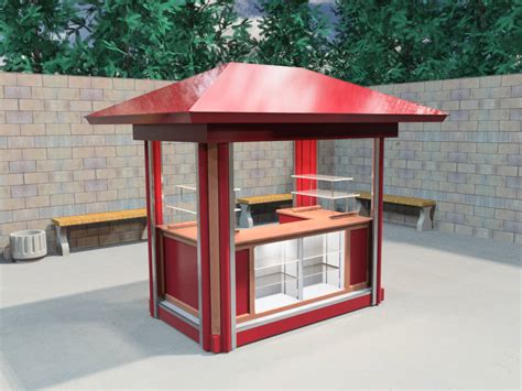 Outdoor Retail Kiosk Design