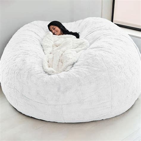 Fyhale 5ft Bean Bag Chair Giant Beanbag Chairs For Adults Lazy Sofa