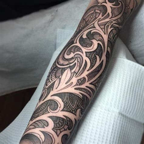 Filigree Sleeve Tattoo