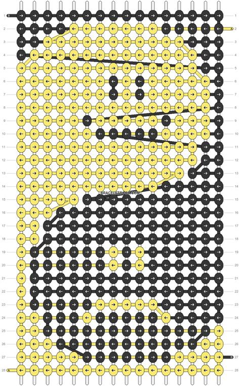 Alpha Pattern 144834 Alpha Patterns Friendship Bracelet Patterns