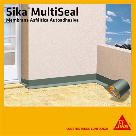 Membrana Asfáltica Autoadhesiva Sika Rollo 10mts X 30cm