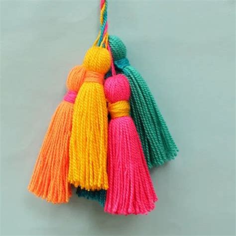 Multicolor Fancy Silk Tassels For Decoration Size 12 At Rs 30piece