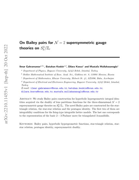 Pdf Mathcal N2 Supersymmetric Gauge Theories On Sb3mathbb Z R