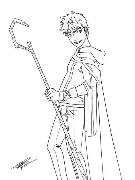 Jack Rise Of The Guardians Coloring Page