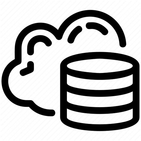Cloud Data Network Server Internet Computer Connection Icon