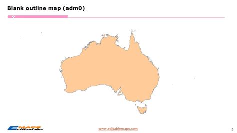 Australia Map Editable Powerpoint Maps