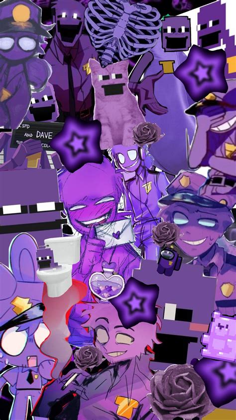 Fnaf Purple Guy Collage Artofit