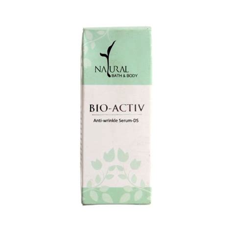 Buy Natural Bath And Body Bio Activ Anti Wrinkle Serum Ds Online At Best