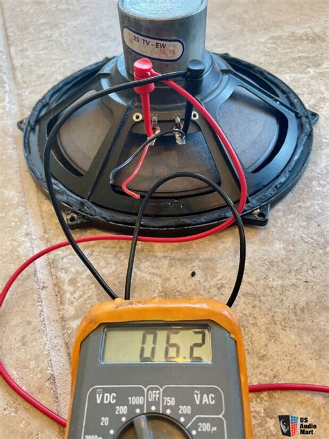 Original Dynaco A25 Woofer Seas 25 Tv Ew 10 8 Ohm Woofer Rubber