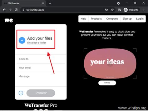 How To Send Large Files Over Internet WinTips Org