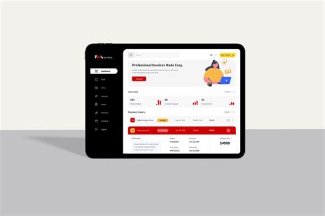 Dashboard Invoice Ui Design On Behance