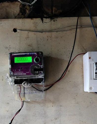 Digital Mseb Meter 1 Phase With Sanction Model Name Number L And T 230