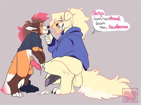 Rule 34 Balls Beige Fur Blonde Hair Bodily Fluids Bottomwear Bottomwear Around One Leg