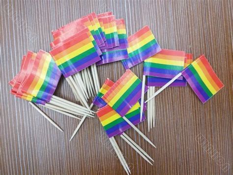 Lgbt Pride Rainbow Toothpick Flags 50 Piecesset Queerks™