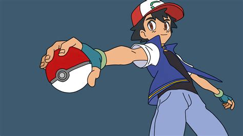 Ash Ketchum Wallpaper 4k Pokeball Pokemon
