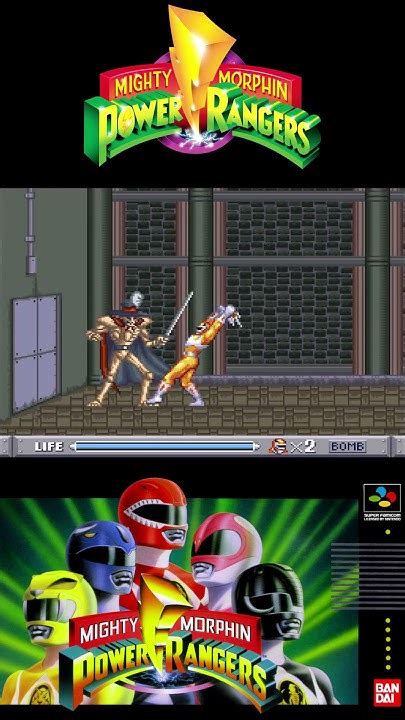 Mighty Morphin Power Rangers Yellow Ranger Vs Bone Shorts