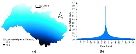 A Maximum Daily Rainfall Mm Obtained Through Spatial Interpolation Download Scientific
