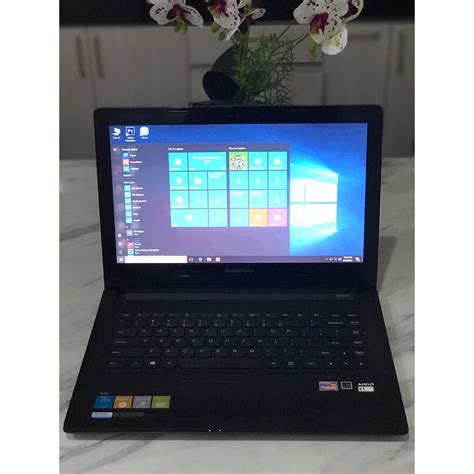 Jual Laptop Leptop Lenovo G40 Model Terbaru Model Slim Windows 10 Super Mulus Shopee Indonesia