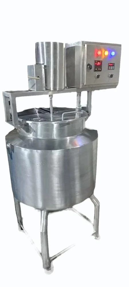 Stainless Steel Polished Solution Preparation Vessel Pneumatic And Electrical Drive Capacity