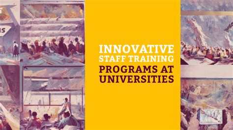 Innovative Staff Training Programs At Universities United Ceres