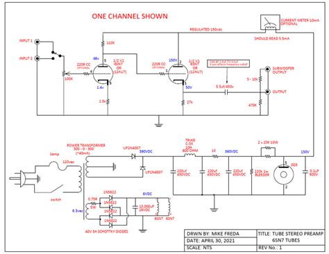 6sn7 Preamp Pdf Manufactured Goods Electronics