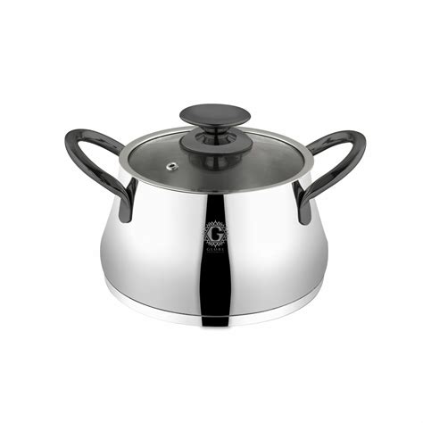 Glore Messina 8 Parça Çelik Tencere Seti Füme Ev Modası Glore Messina 8 Parça Çelik